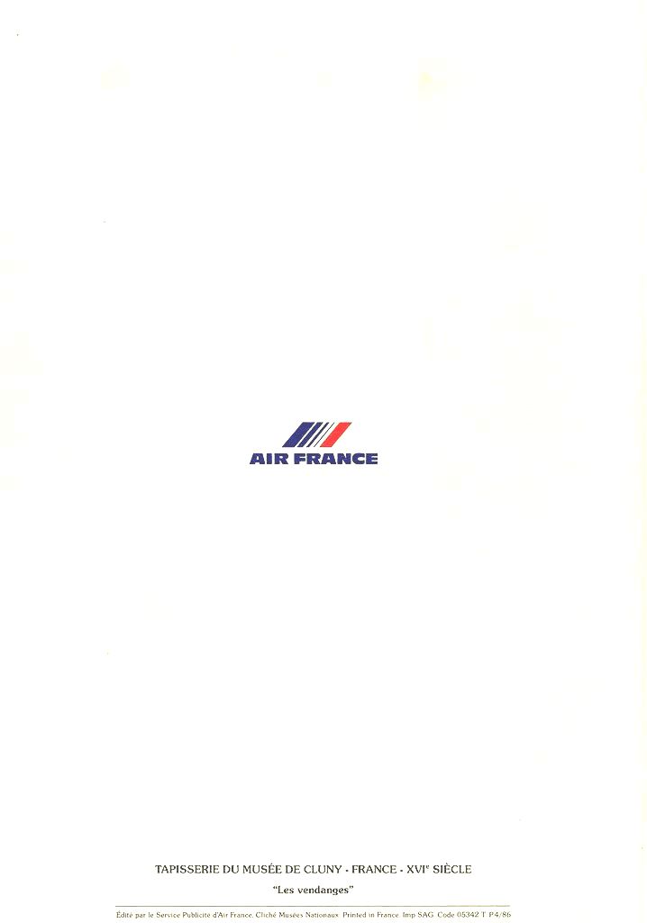 François MITTERRAND 1993 | Menus Concorde