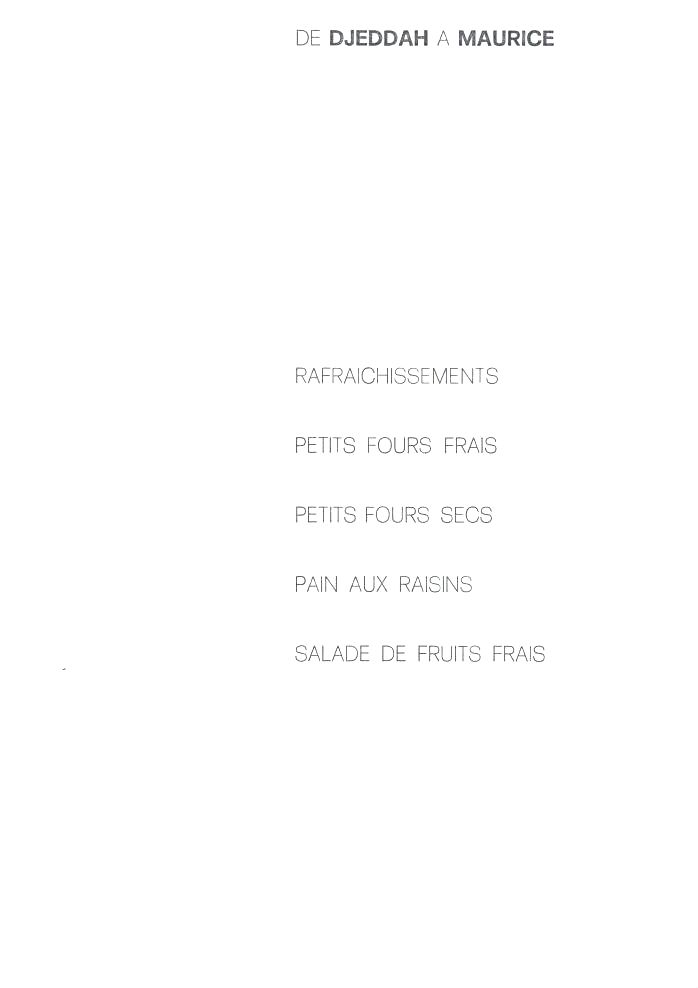 François MITTERRAND 1993 | Menus Concorde